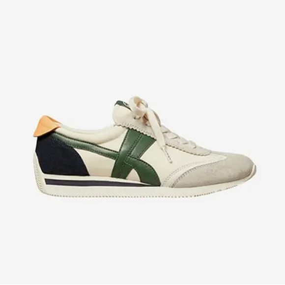 Tory Burch | Shoes | Rare Tory Burch Hank Sneakers Womens Ivory Shady ...